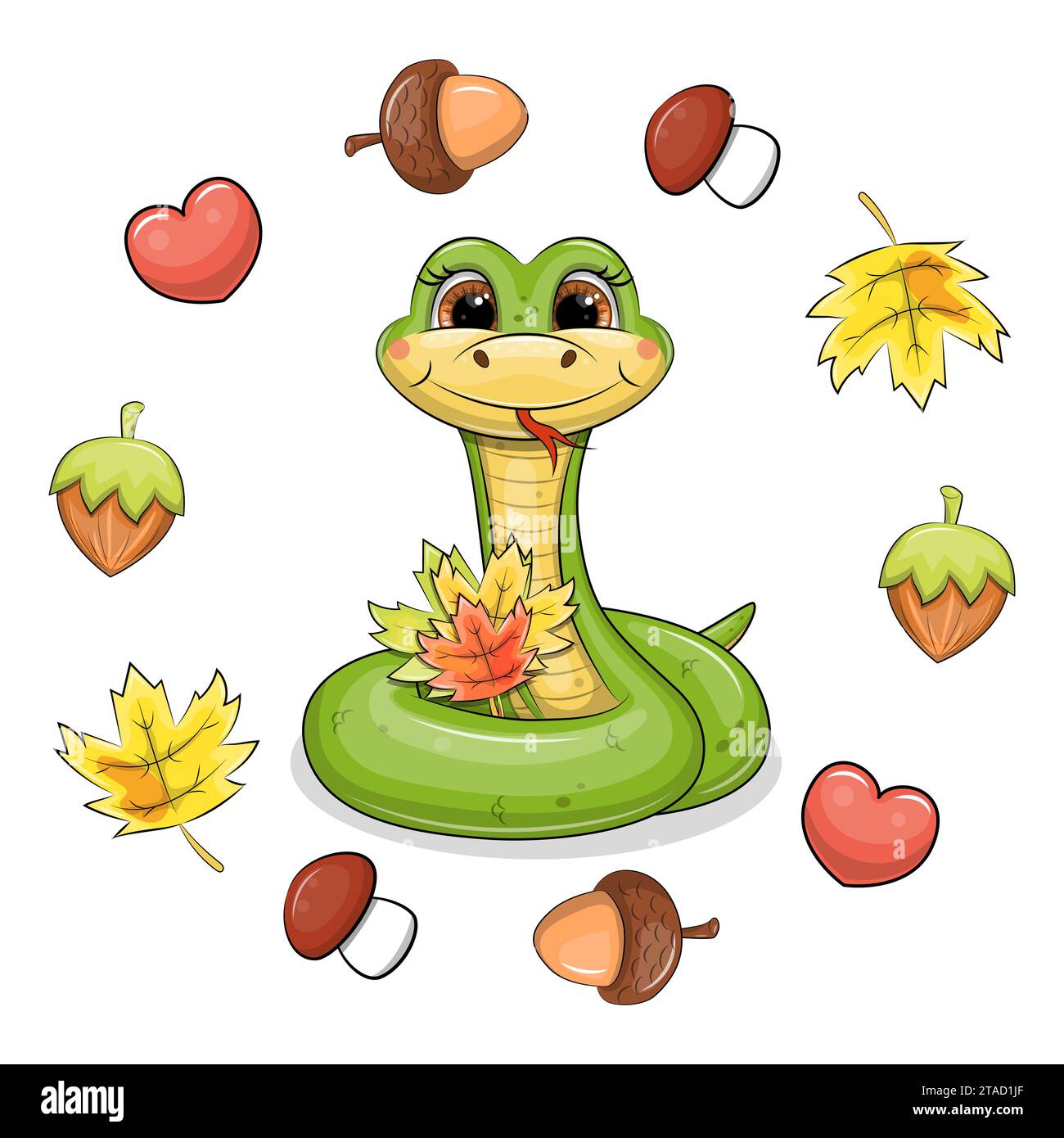 Cartoon snake Cut Out Stock Images & Pictures - Alamy