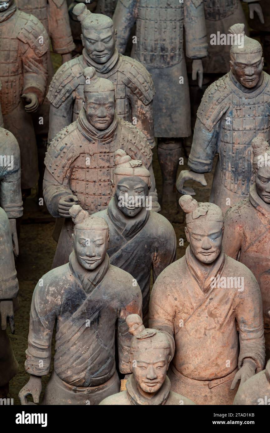 The Terracotta Army of Xian in China Stock Photo - Alamy
