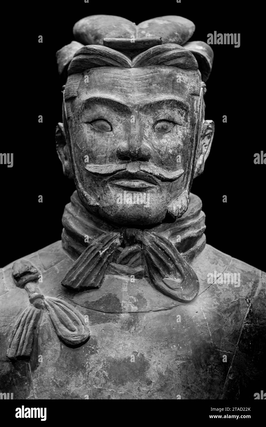 Terra cotta warriors in Black and White Stock Photos & Images - Alamy