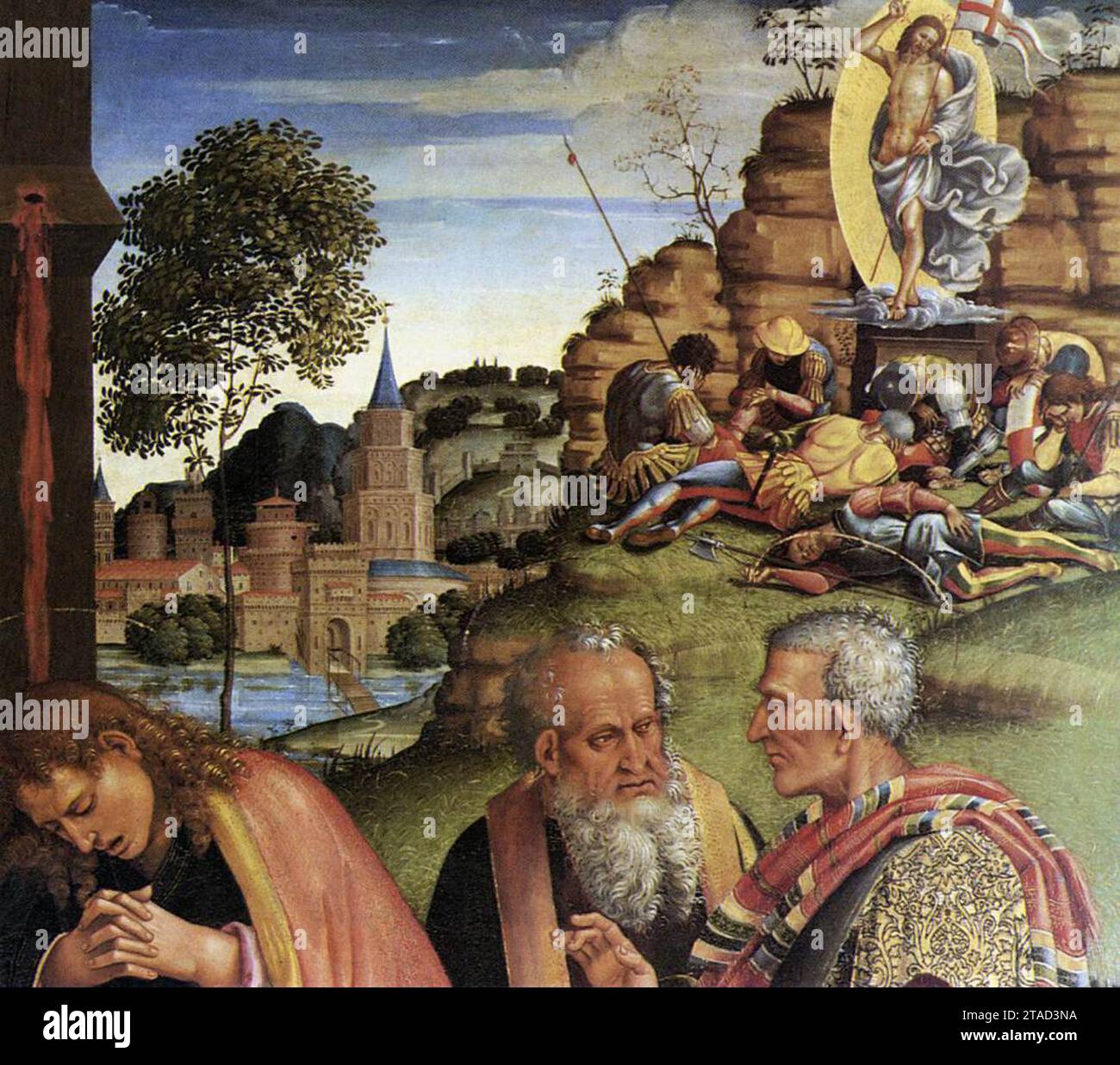 Lamentation over the Dead Christ (detail) 1502 by Luca Signorelli Stock ...