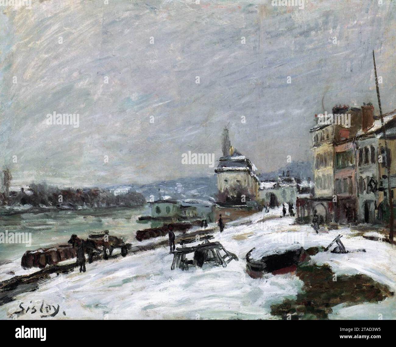 Alfred sisley winter hi-res stock photography and images - Alamy