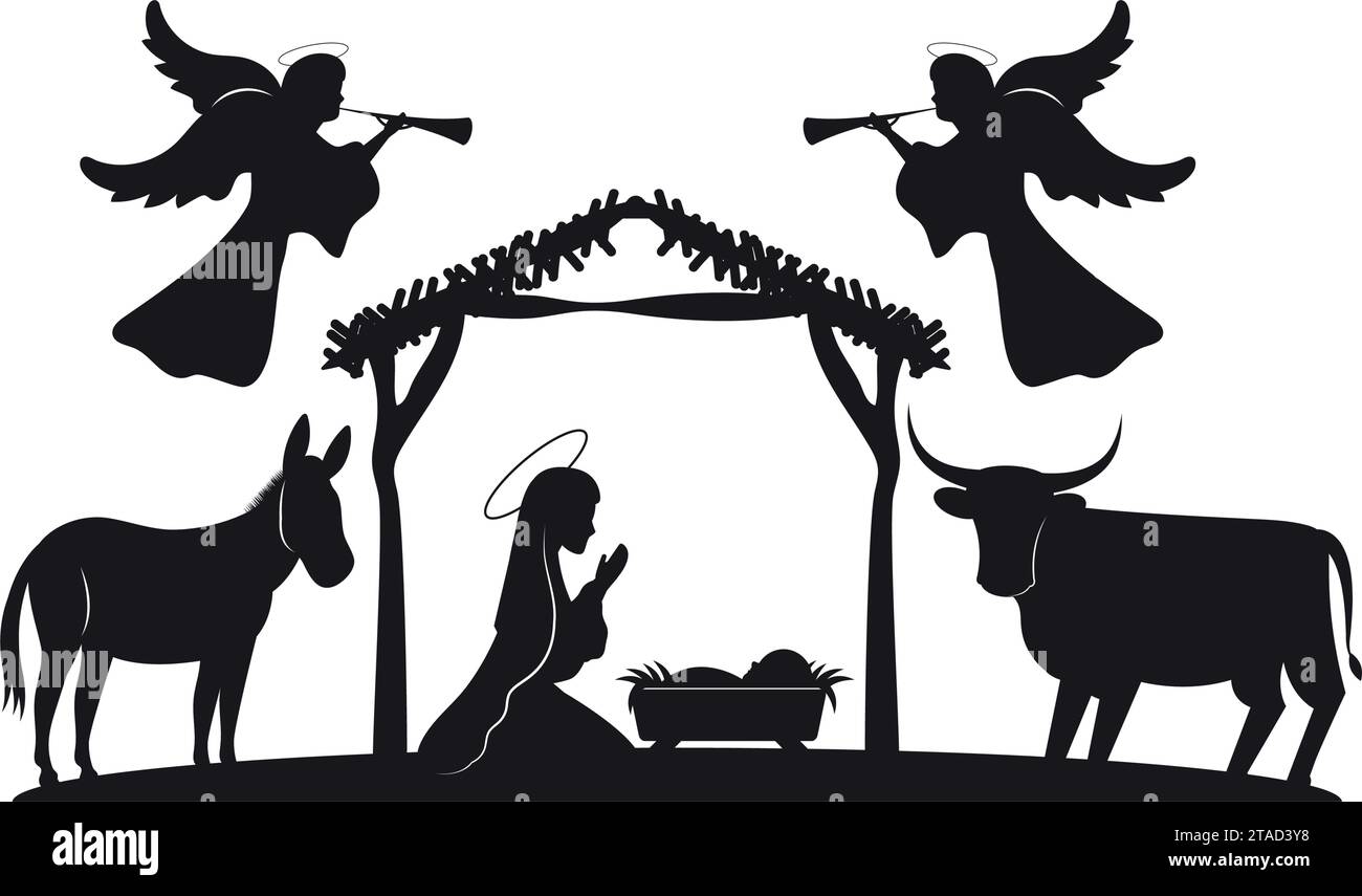 icon of holy family and angels Stock Vector Image & Art - Alamy