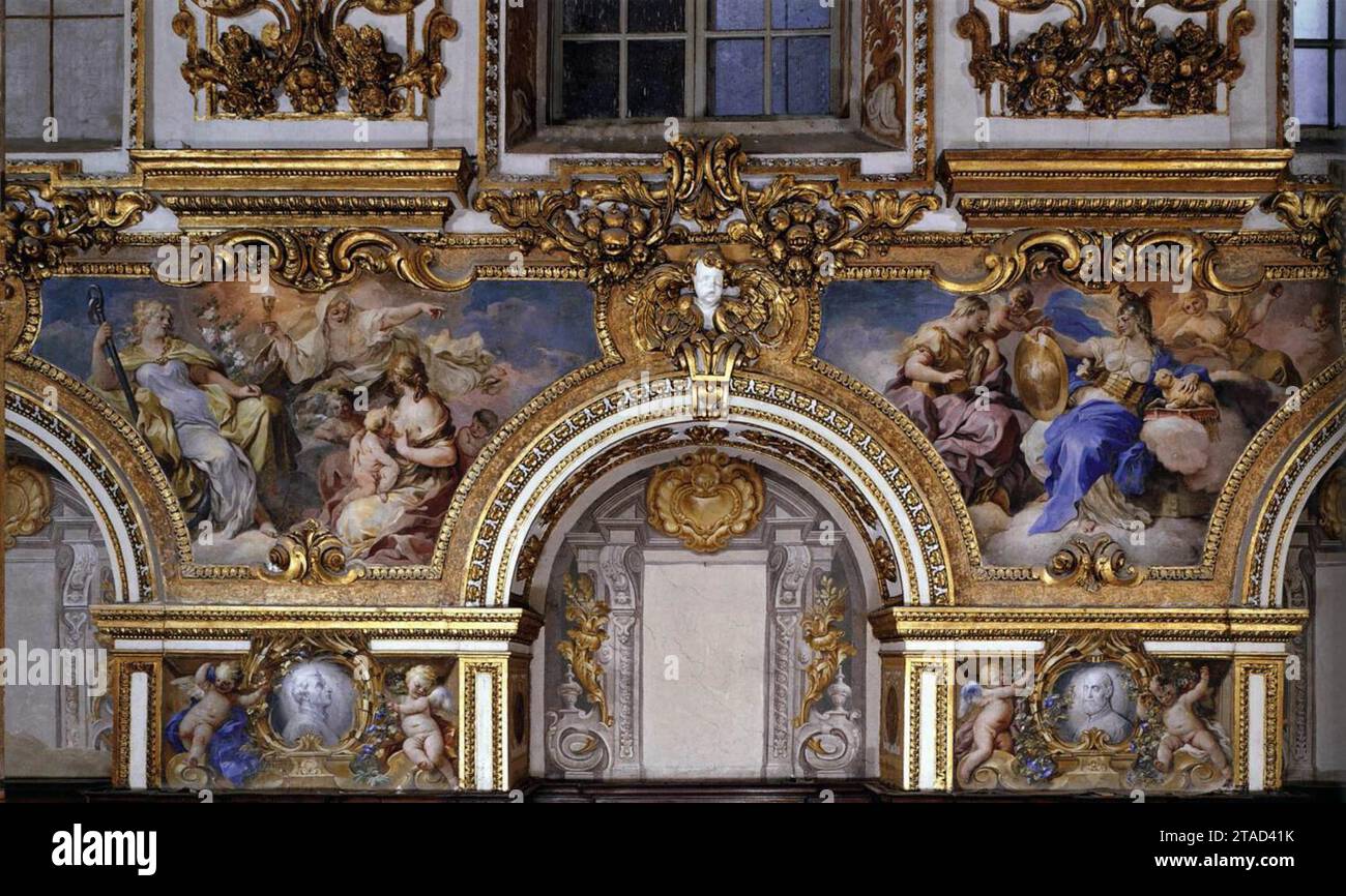 Frieze (detail) 1689-90 by Francesco Solimena Stock Photo - Alamy