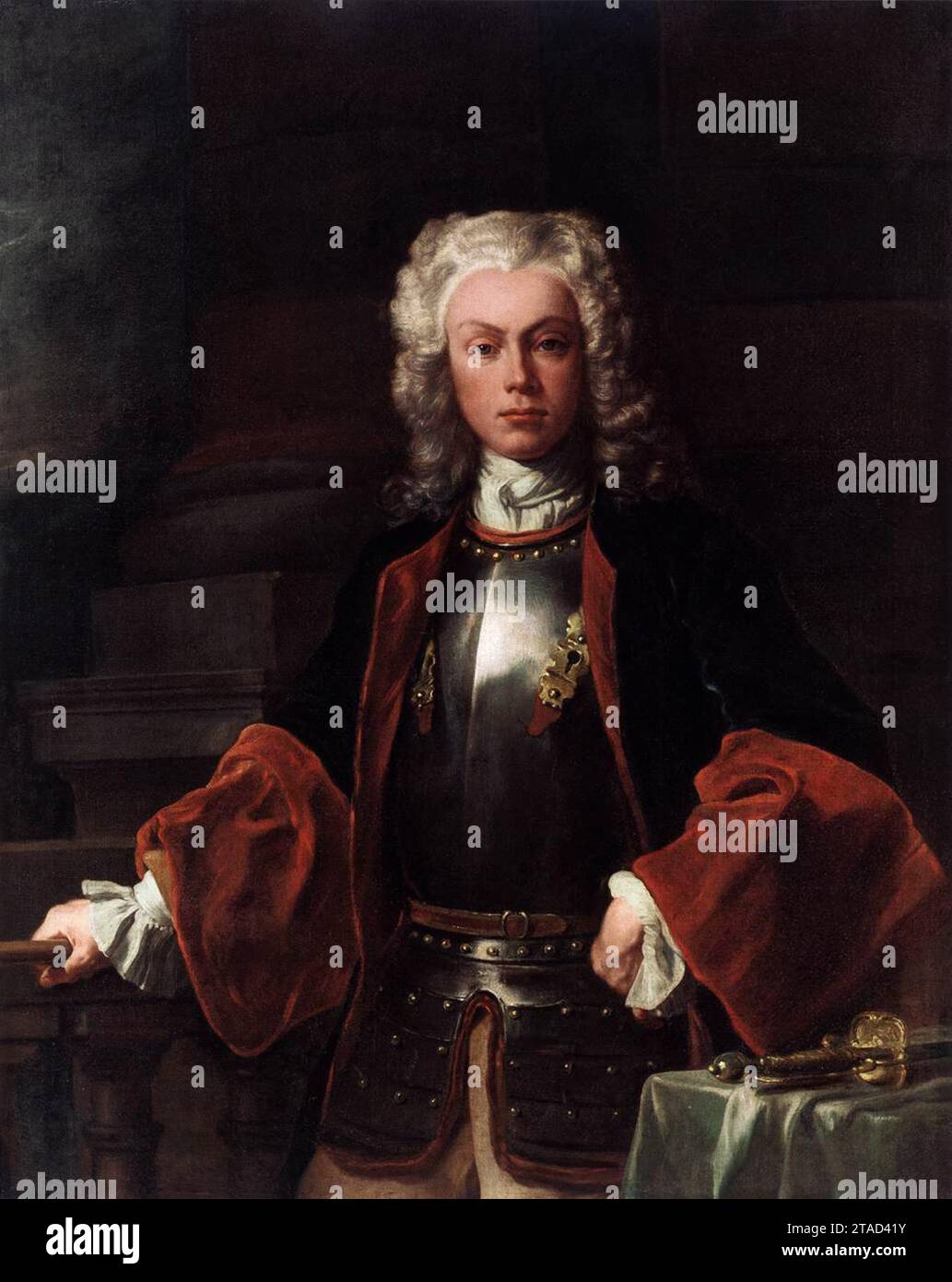 Portrait of Prince Joseph Wenzel von Liechtenstein c. 1720 by Francesco ...