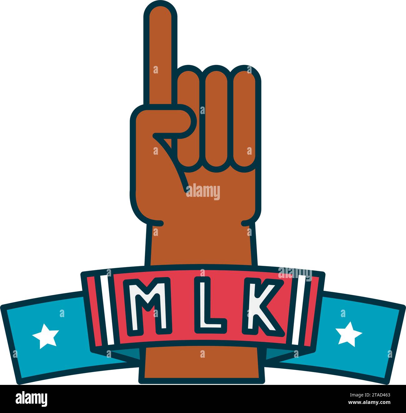 Martin luther king civil rights march Stock Vector Images - Alamy