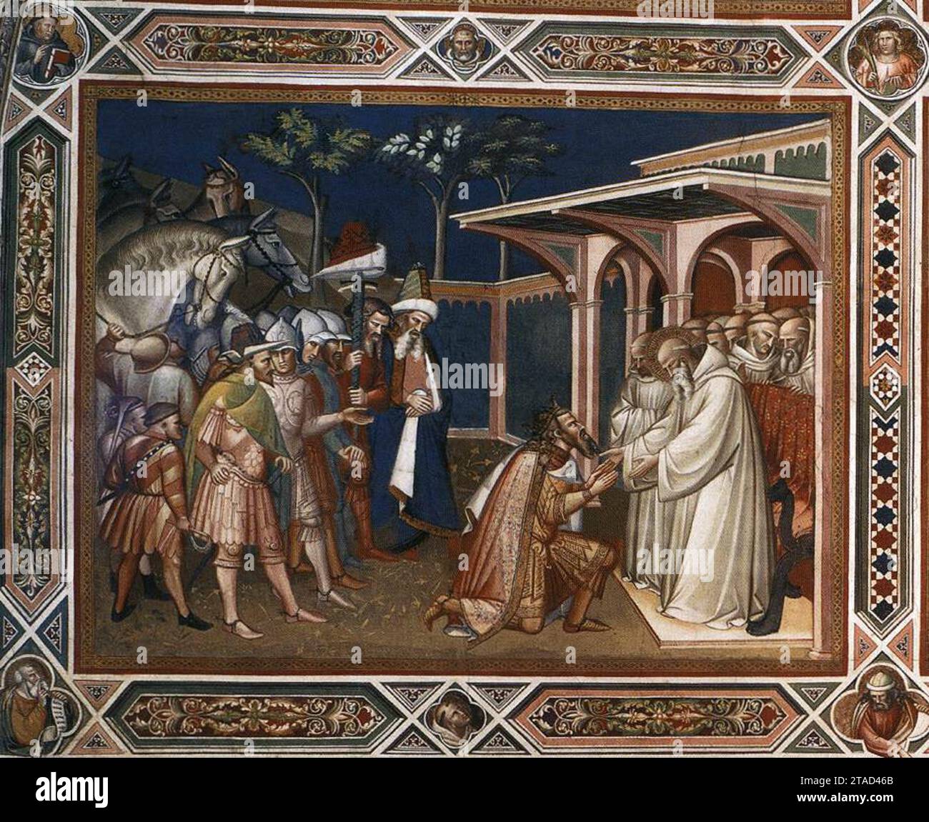 Spinello aretino benedict hi-res stock photography and images - Alamy