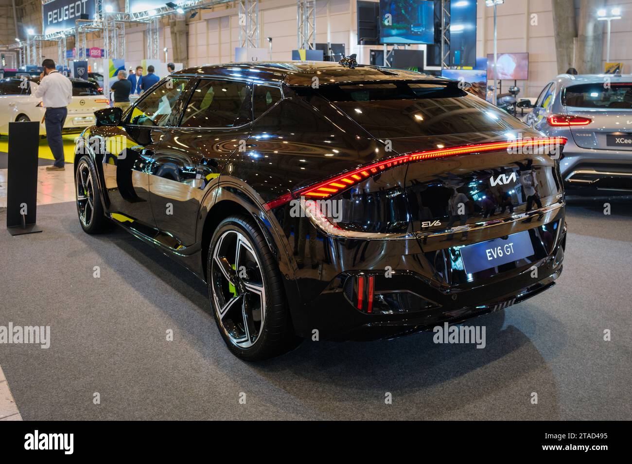 Kia EV6 GT electric car at ECAR SHOW - Hybrid and Electric Motor Show ...