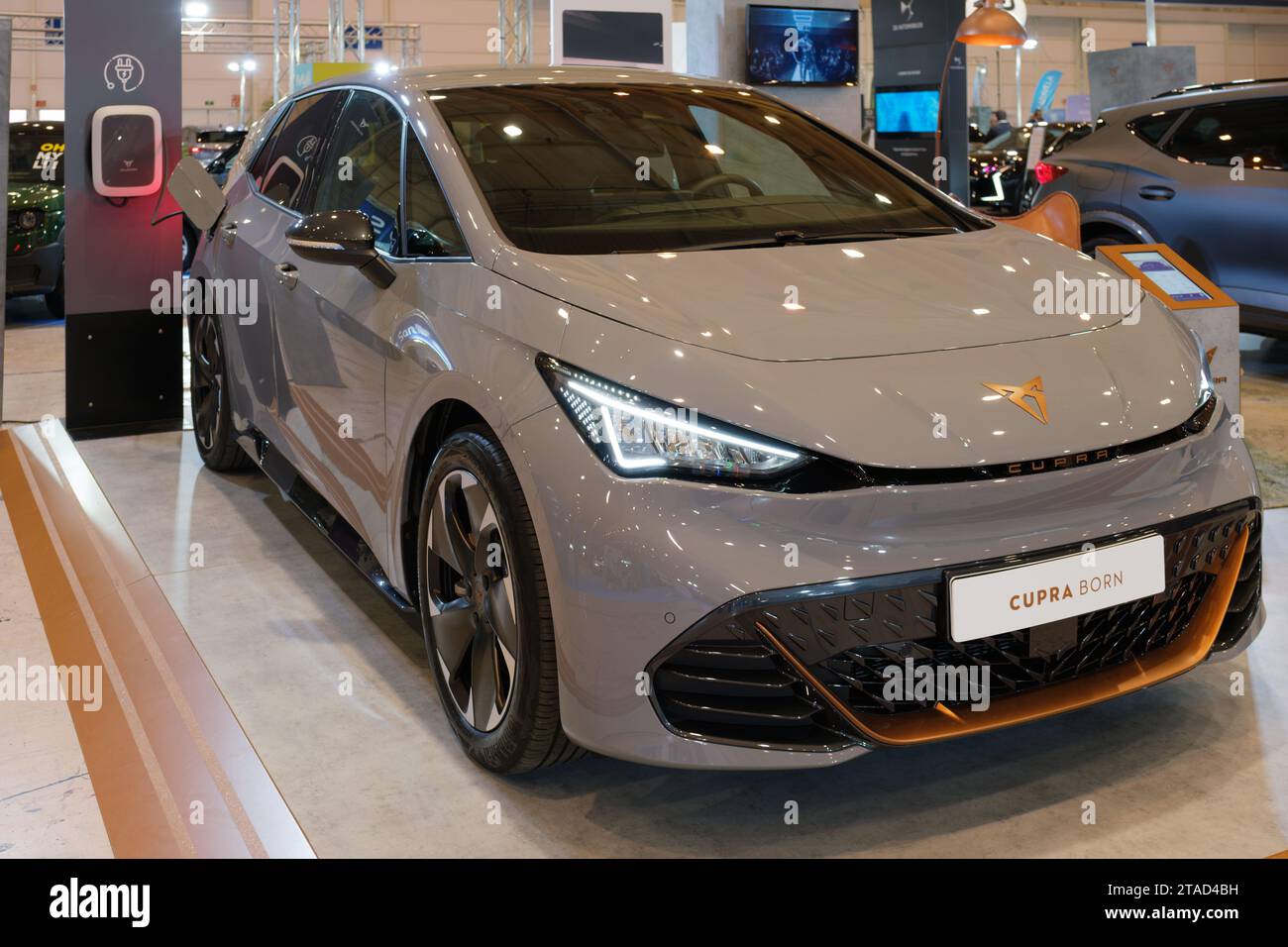 Cupra Born electric car at ECAR SHOW - Hybrid and Electric Motor Show ...