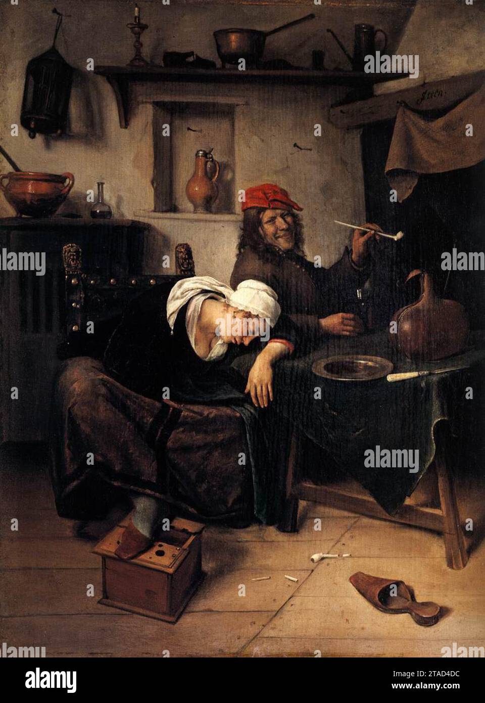 The Drinker c. 1660 by Jan Steen Stock Photo - Alamy
