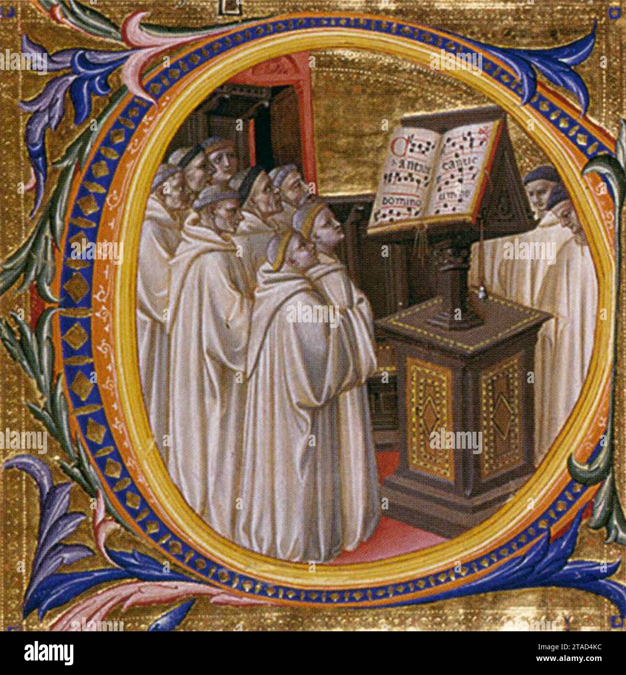 Gradual 1450-55 by Zanobi Strozzi Stock Photo - Alamy