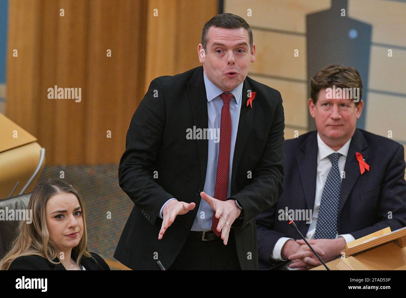 Edinburgh Scotland, UK 30 November 2023. Scottish Conservative leader ...
