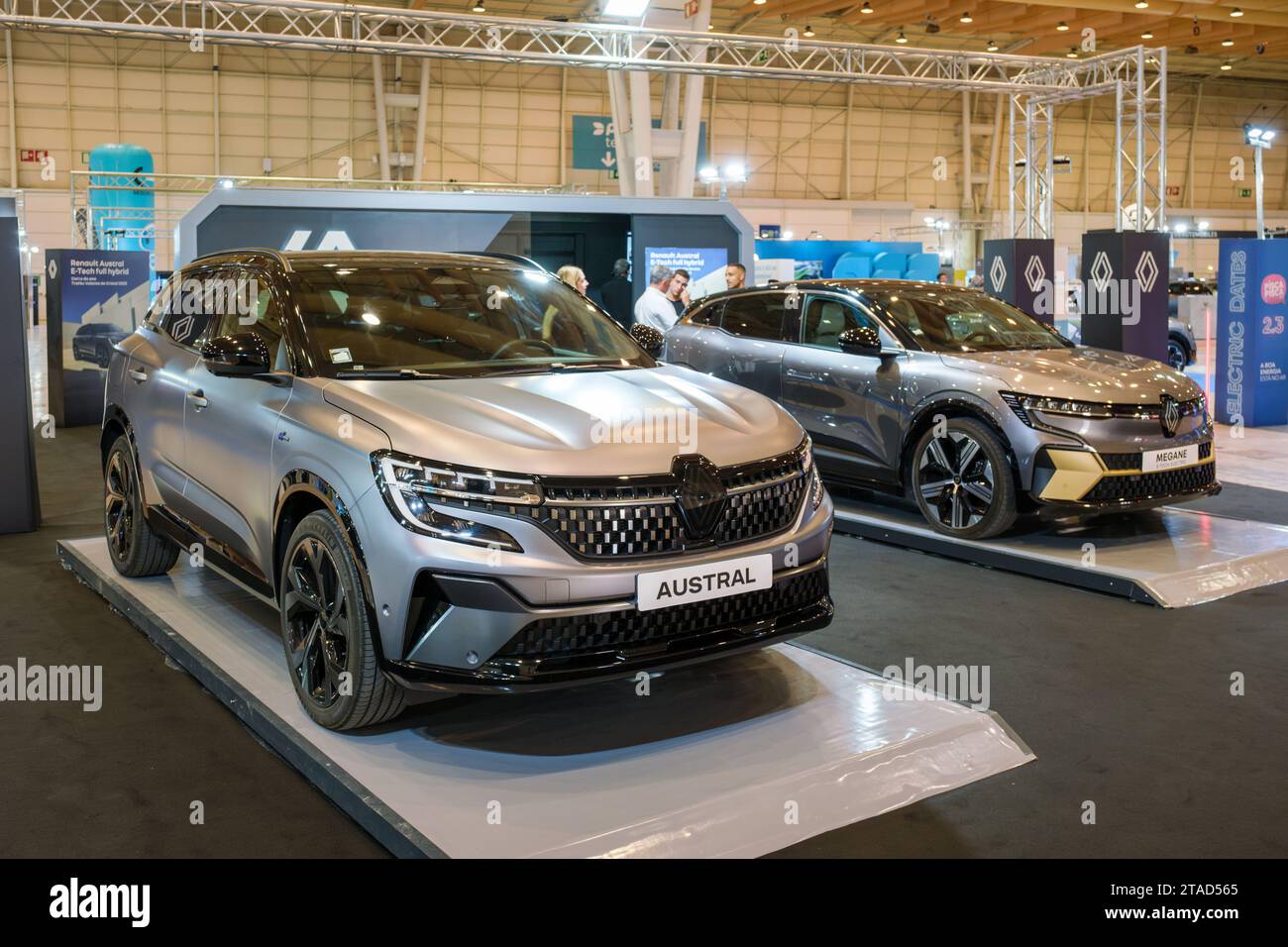 Renault Austral E-Tech hybrid and Renault Megane E-Tech electric cars ...