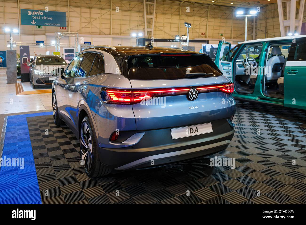 VW ID.4 electric car at ECAR SHOW - Hybrid and Electric Motor Show ...