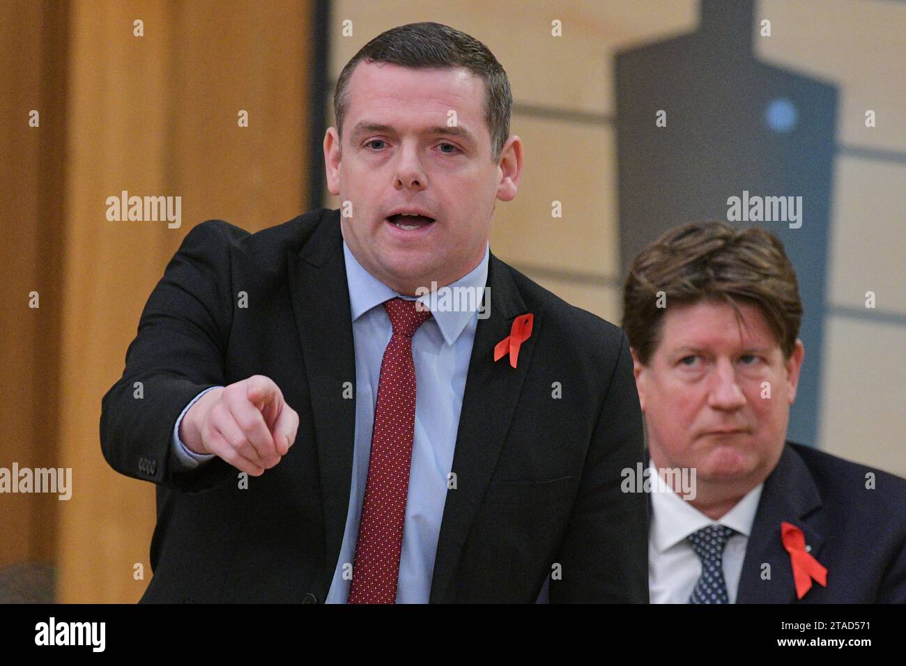 Edinburgh Scotland, UK 30 November 2023. Scottish Conservative leader ...