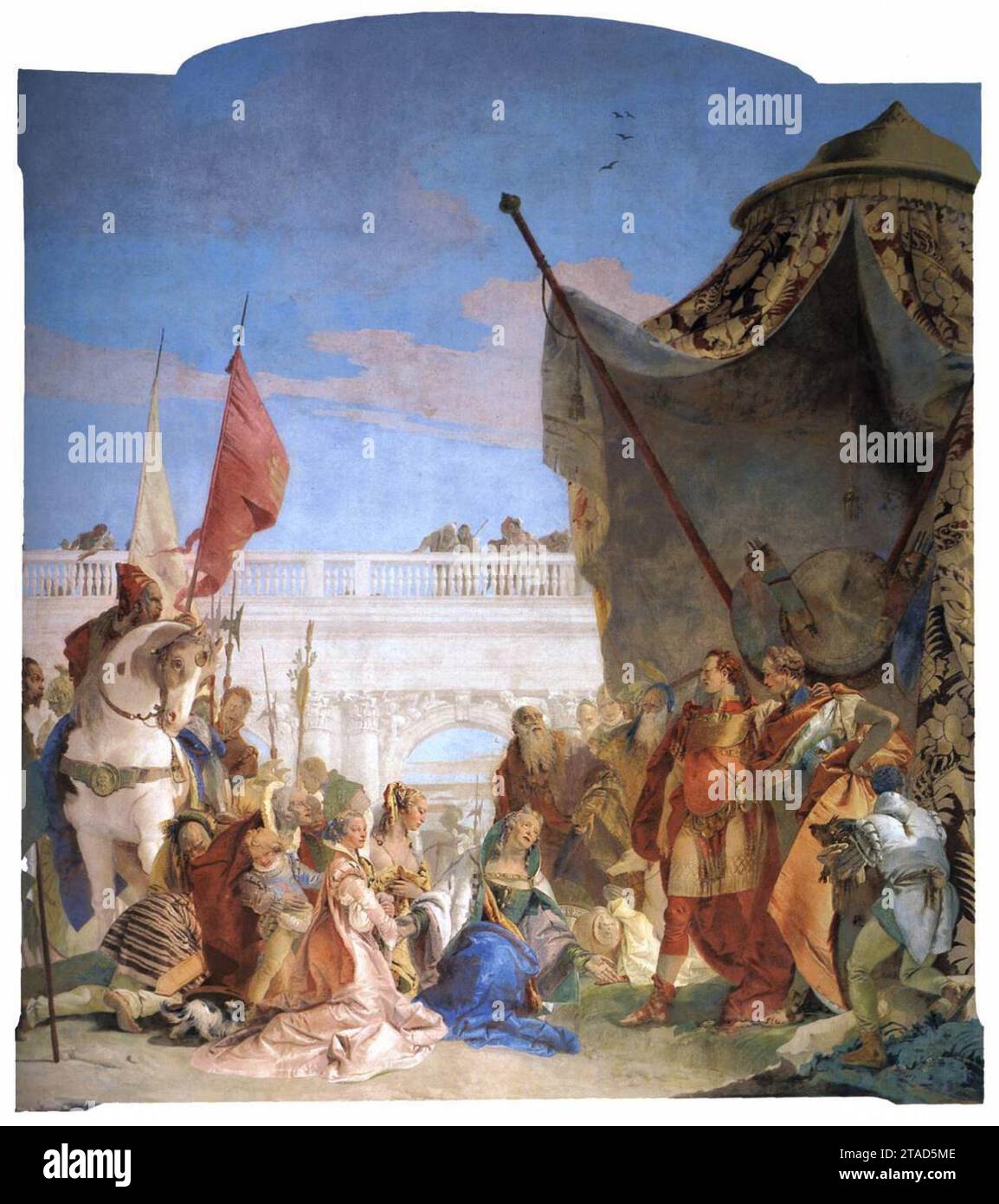 The family of darius before alexander Cut Out Stock Images & Pictures ...