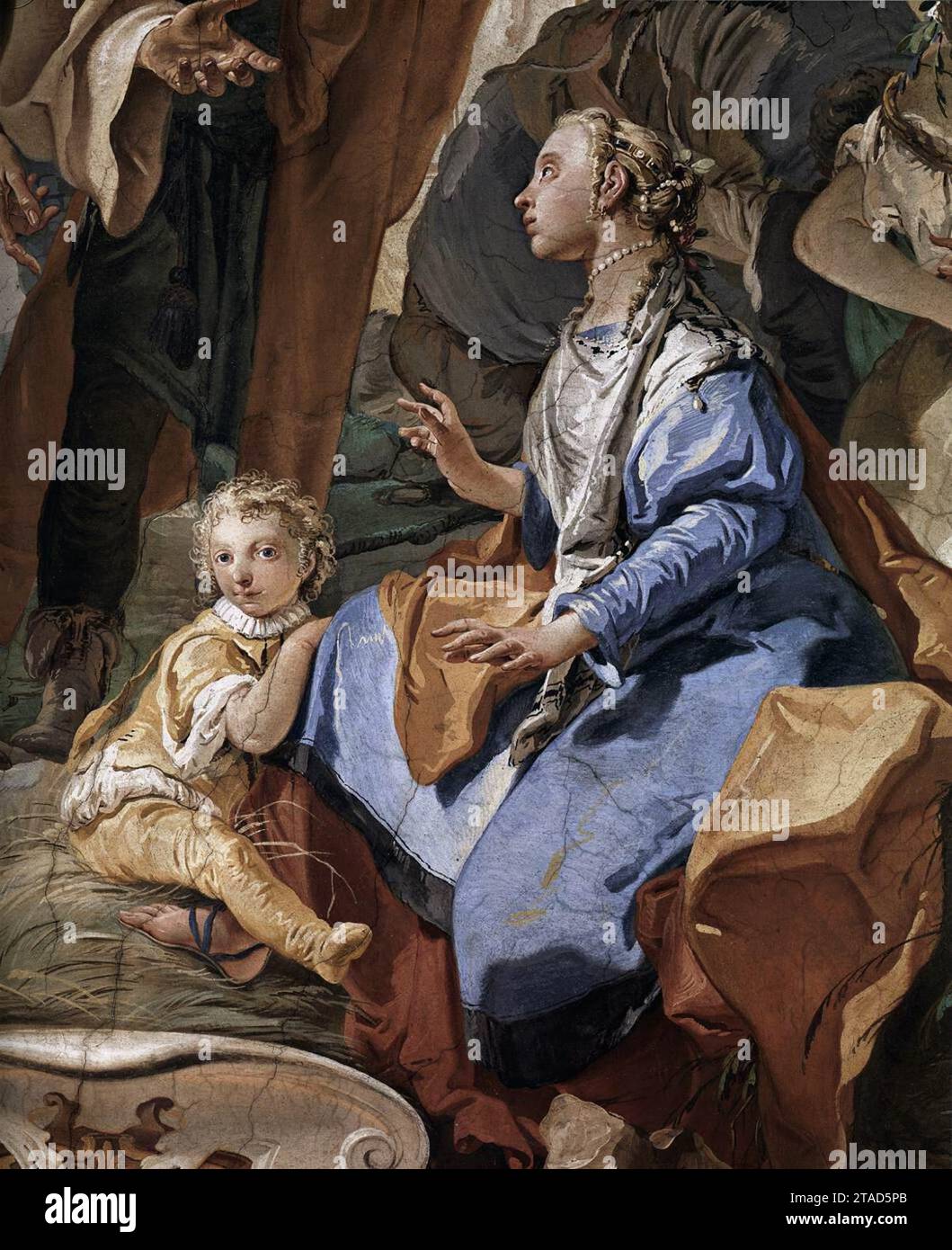Rachel hiding the idols from her father laban hi-res stock photography ...