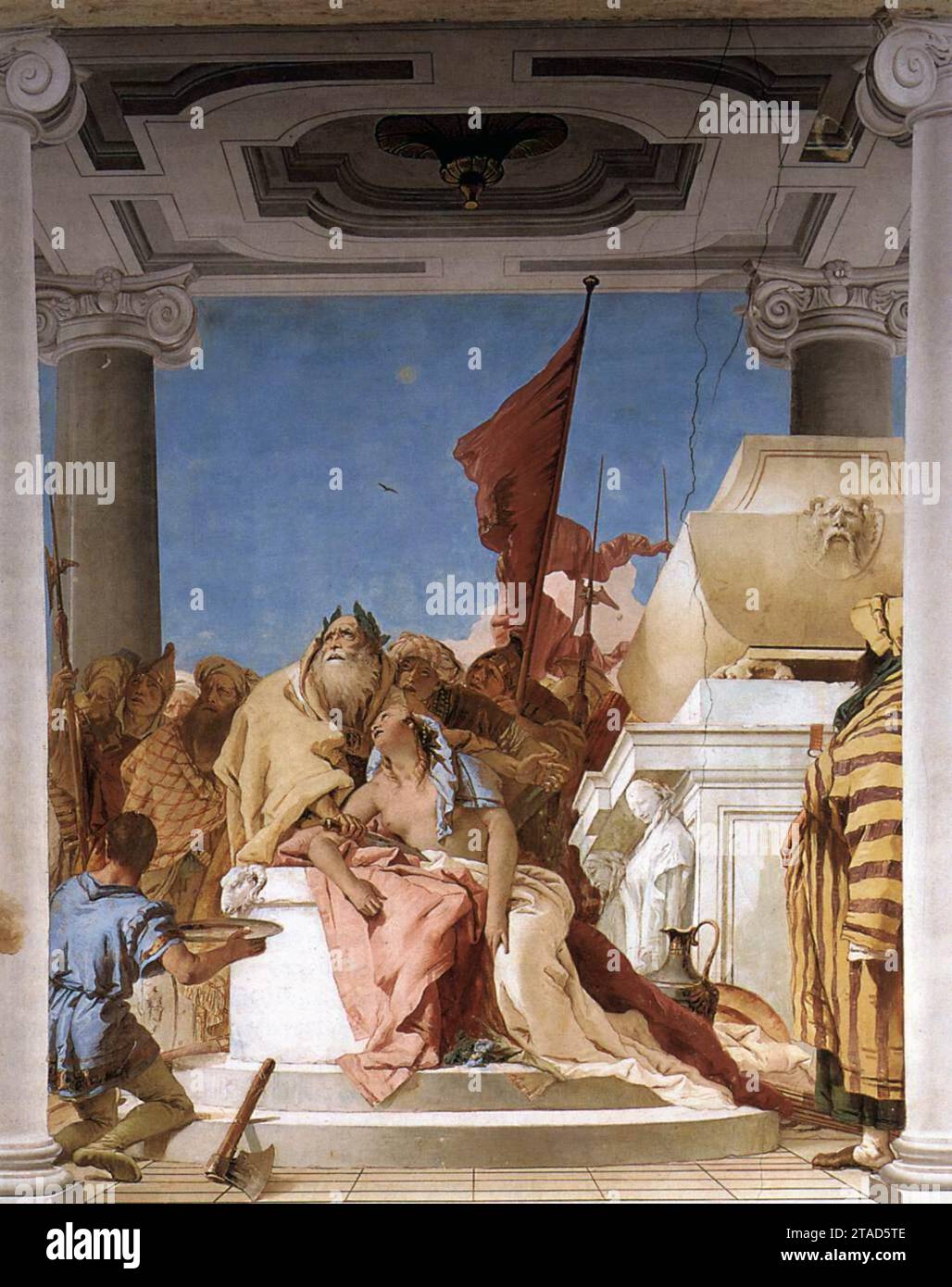 Sacrifice of iphigenia fresco hi-res stock photography and images - Alamy