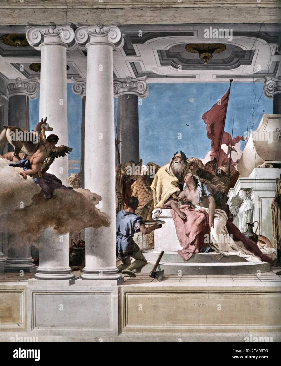 Sacrifice of iphigenia fresco hi-res stock photography and images - Alamy