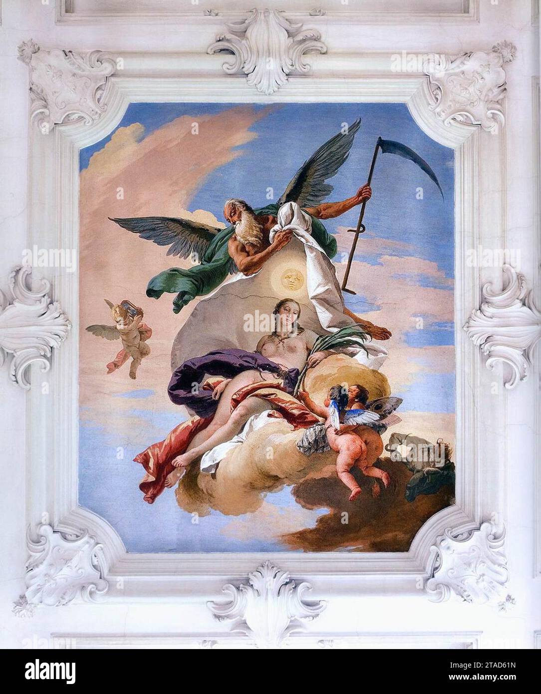 Time Revealing Truth and Casting Out Envy 1734 by Giovanni Battista ...