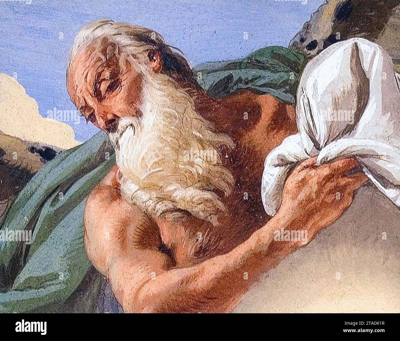 Time Revealing Truth and Casting Out Envy (detail) 1734 by Giovanni ...