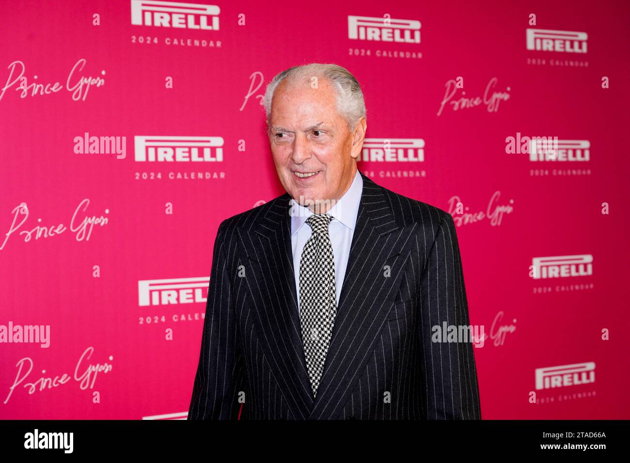 Marco Tronchetti Provera arrives for the 2024 Pirelli calendar launch ...