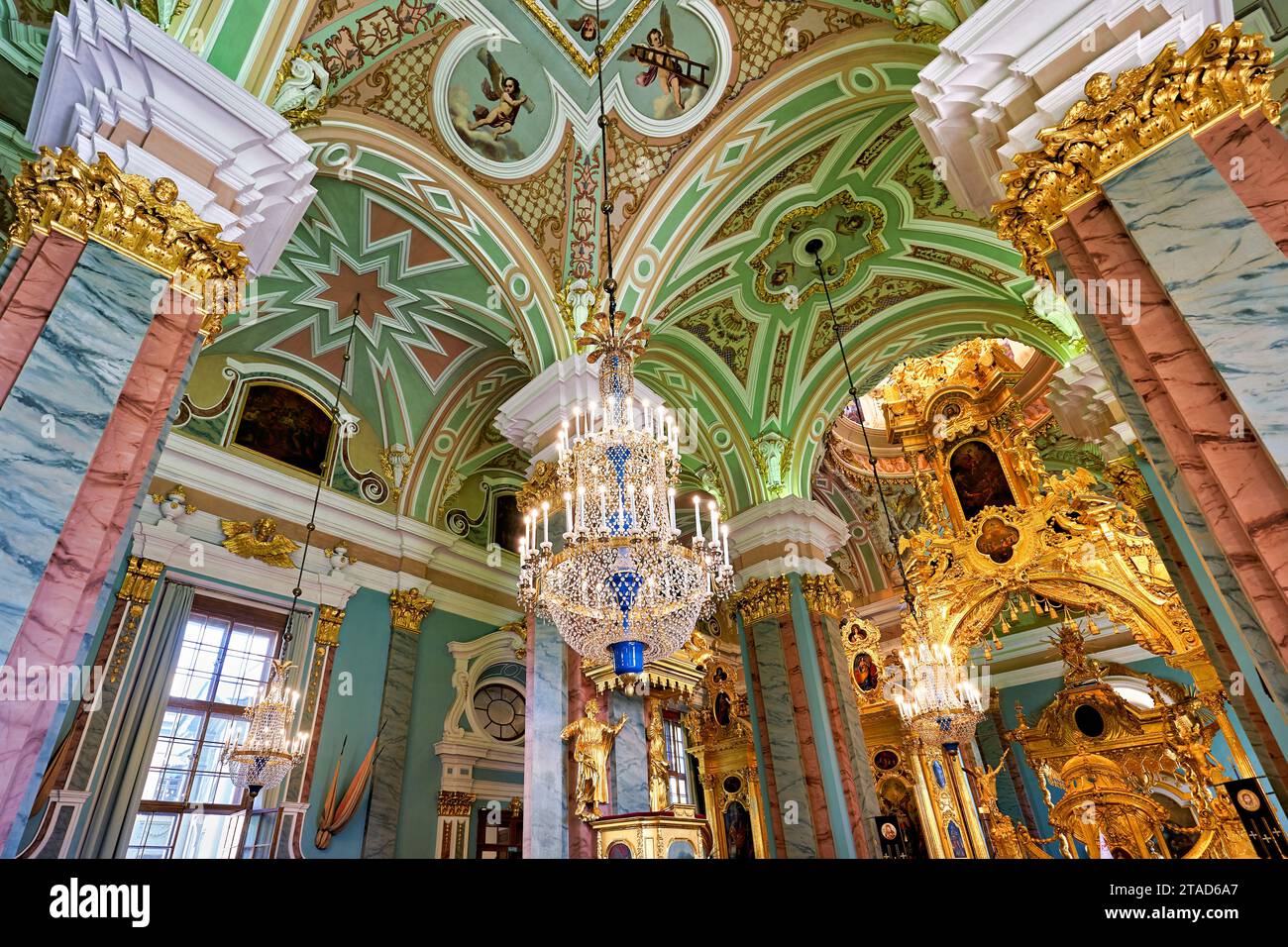 St. Petersburg Russia. Peter and Paul Cathedral at Peter and Paul ...