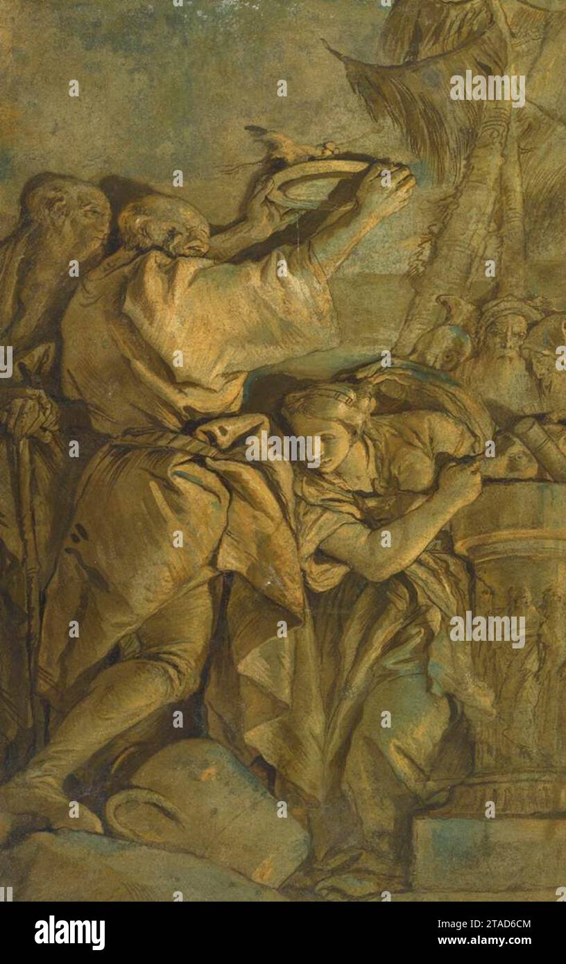 Classical Figures Conducting an Antique Rite 1754-62 by Giovanni ...