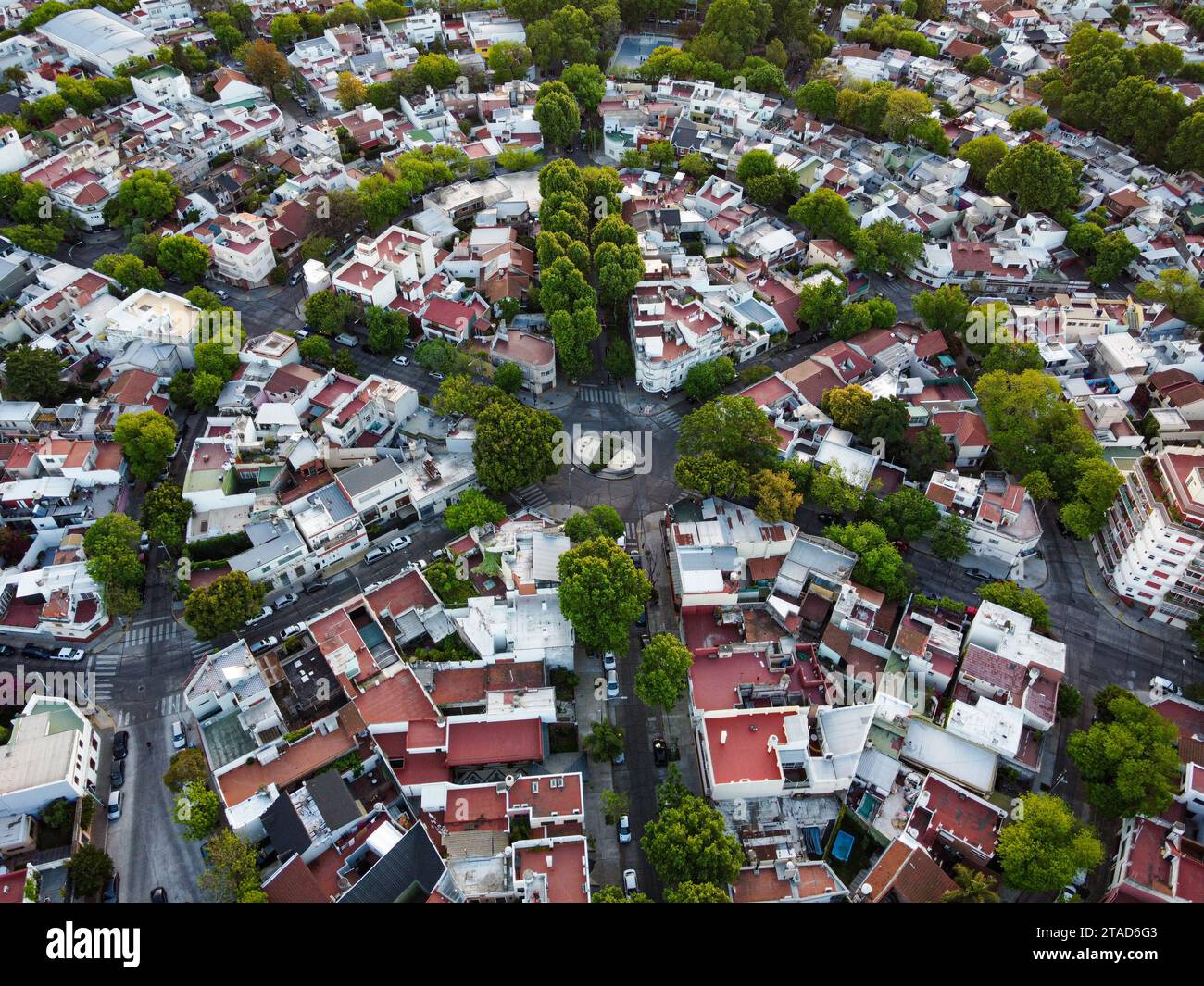 Parque Chas Park the labyrinth neighborhood of Buenos Aires Stock Photo ...
