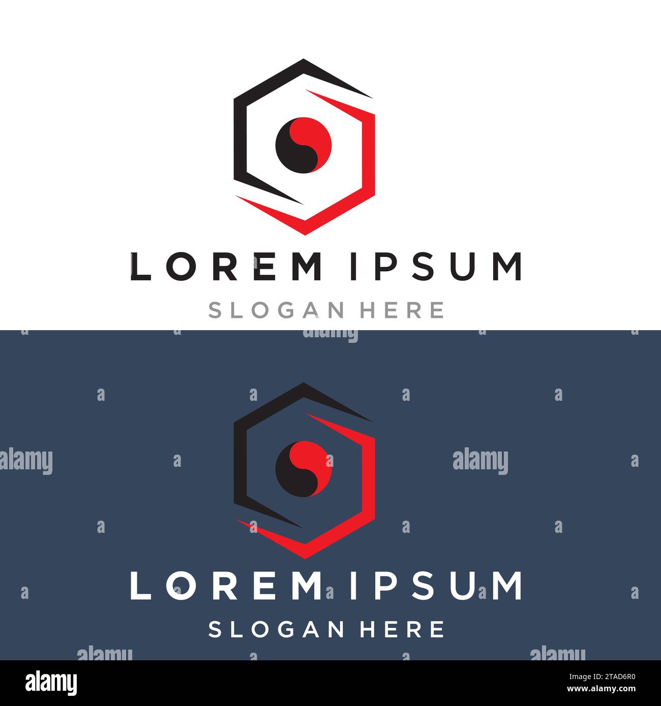 yin and yang Business corporate letter S logo design vector Stock ...