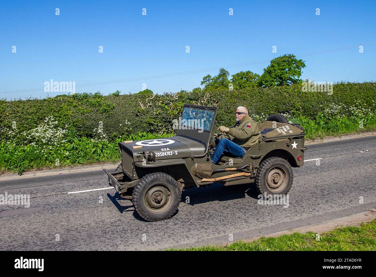 Vintage military vehicles hi-res stock photography and images - Alamy