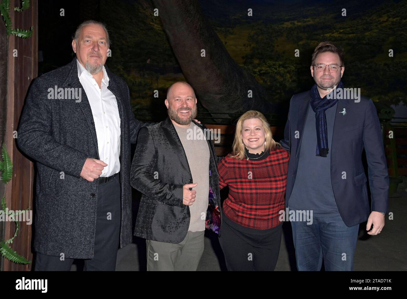 Andreas Waschk, Gast, Alexis Scalice und Marc-Elie Robert bei der ...