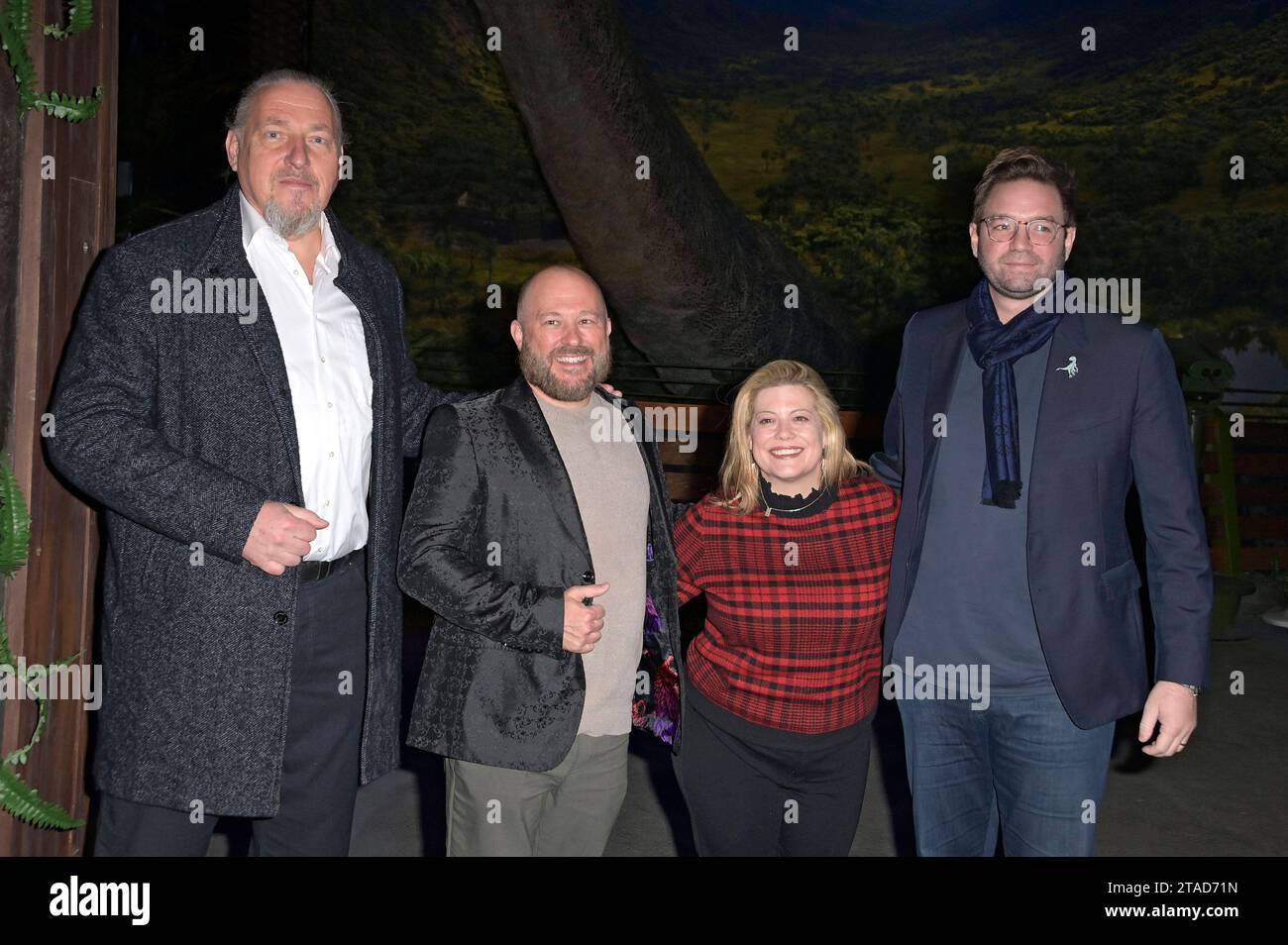 Andreas Waschk, Gast, Alexis Scalice und Marc-Elie Robert bei der ...