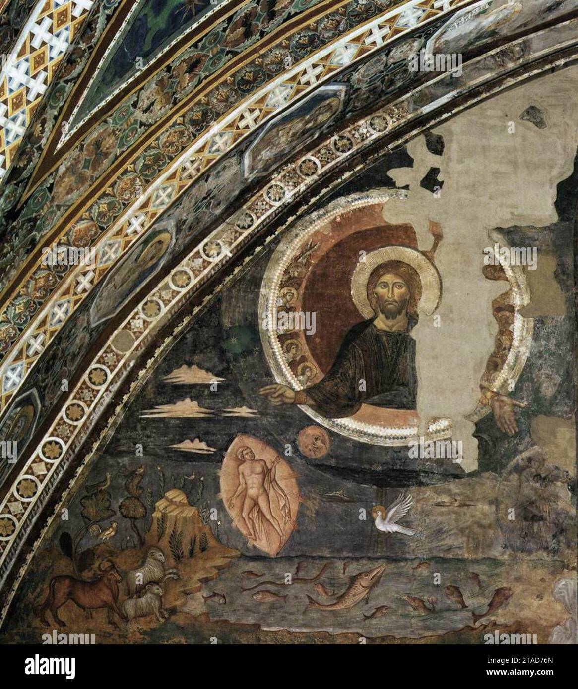 Scenes from the Old Testament: Creation of the World 1290s by Jacopo ...