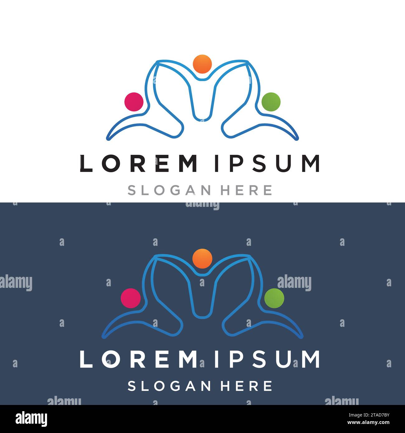 world comunity logo with people and globe illustration design vector ...