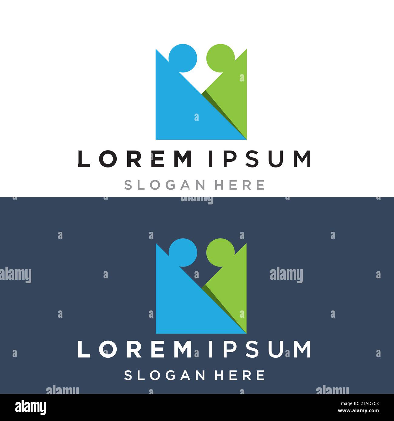 Globe community logo design team hi-res stock photography and images ...