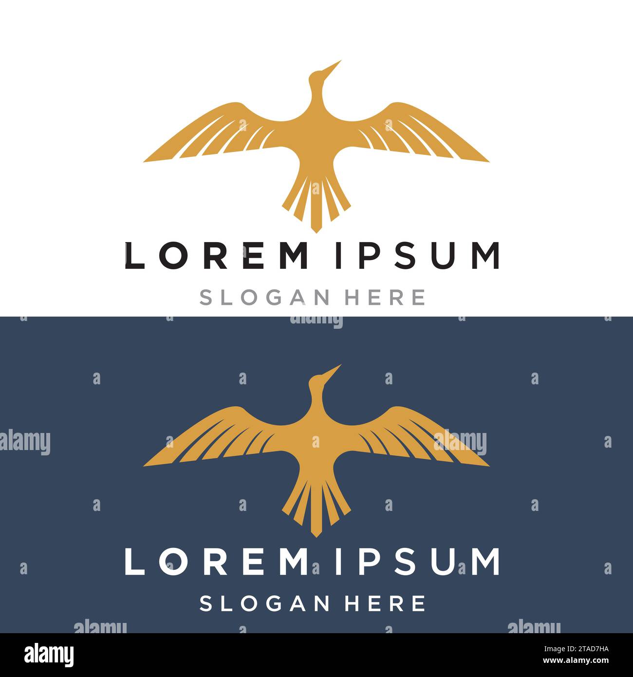Swan logo icon vector illustration design template.elegant Flying swan ...