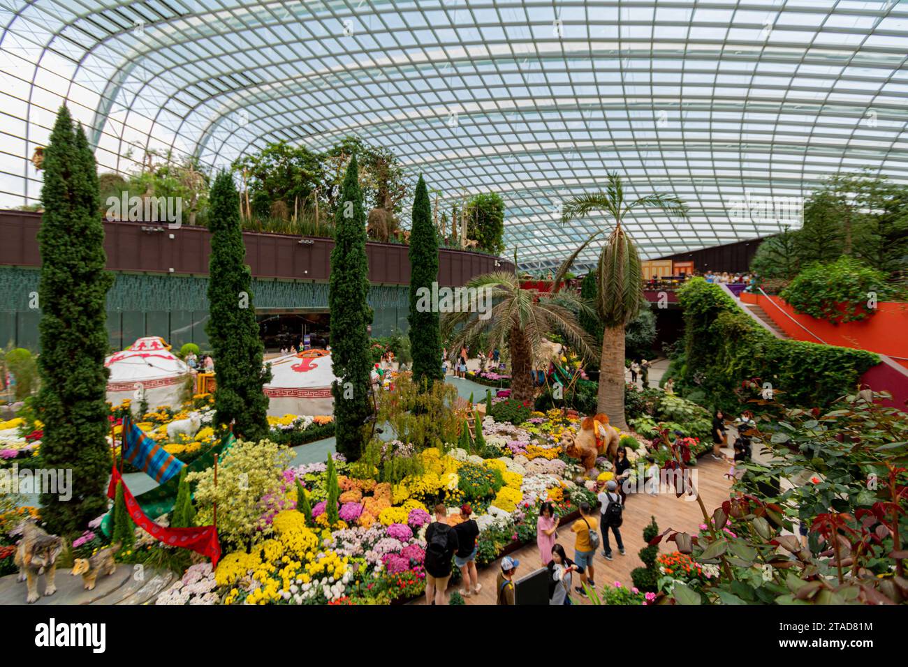 Flower dome. Singapore Stock Photo - Alamy