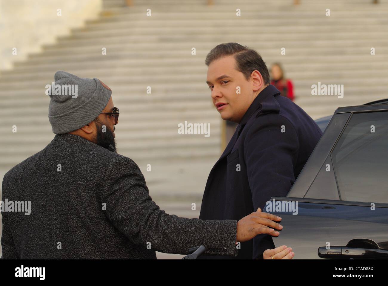 George washington arrives at congress hi-res stock photography and ...