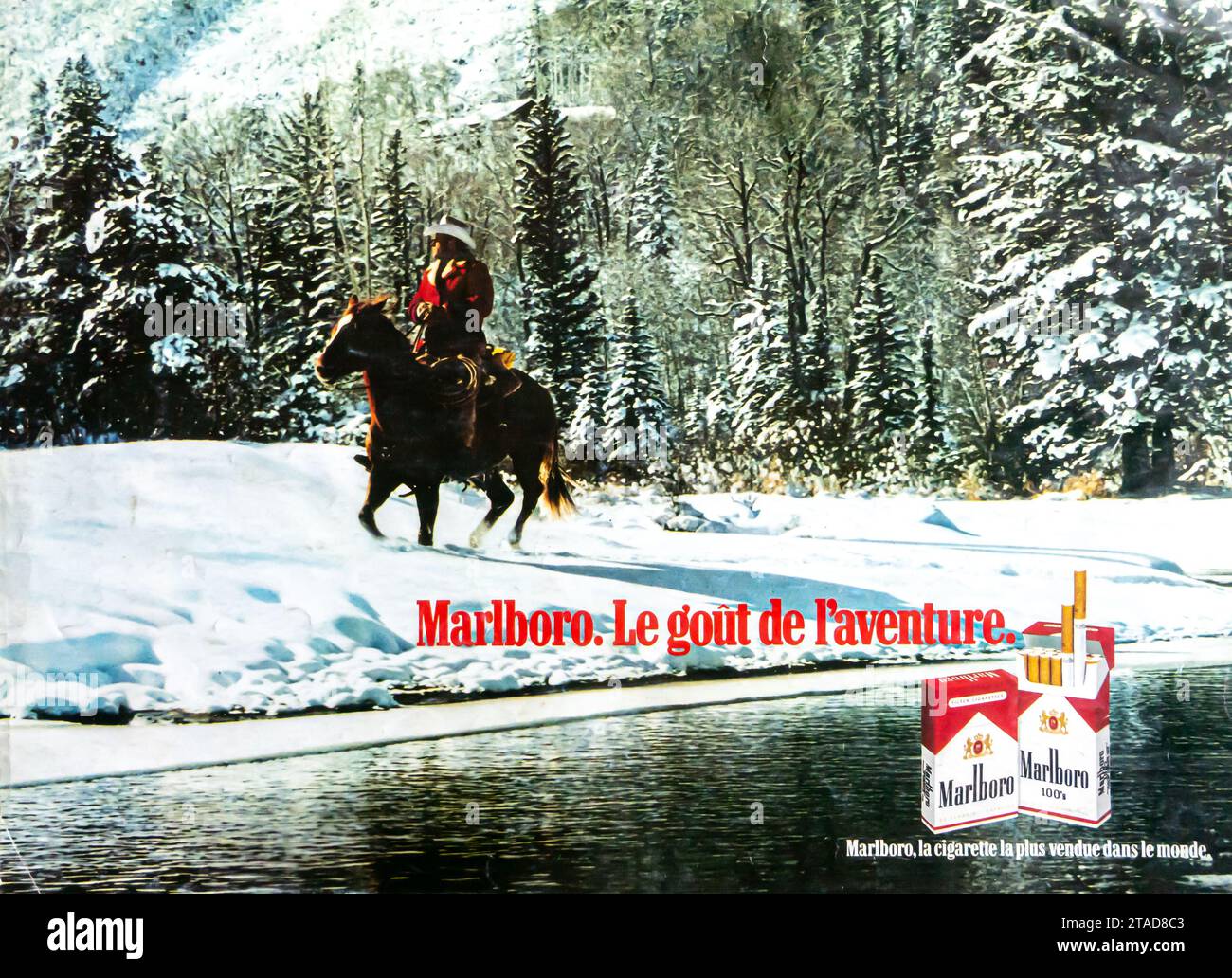 Marlboro cigarettes magazine ads hi-res stock photography and images ...