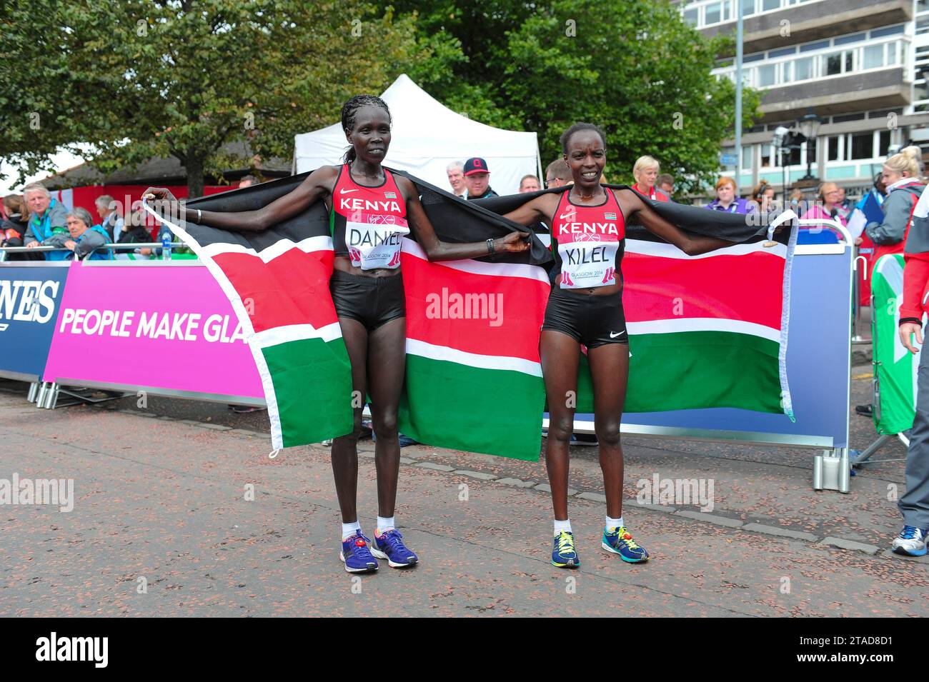 Flomena Cheyech Daniel and Caroline Cheptanui Kilel of Kenya first and ...