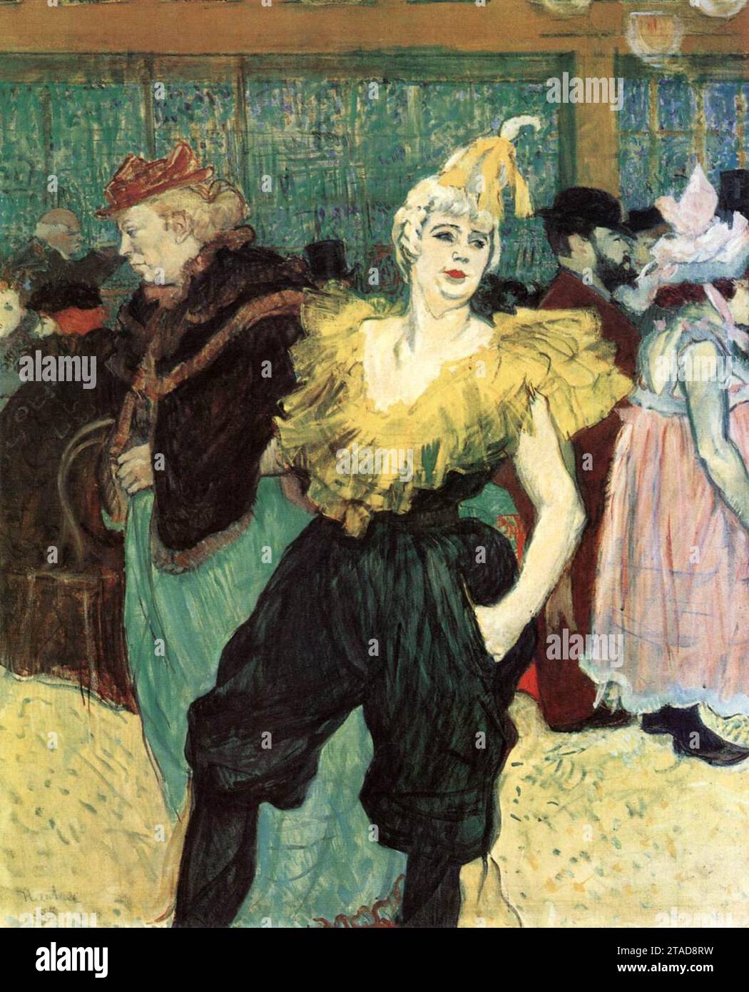 The Clown Cha-U-Kao at the Moulin Rouge 1895 by Henri De Toulouse-Lautrec Stock Photo - Alamy