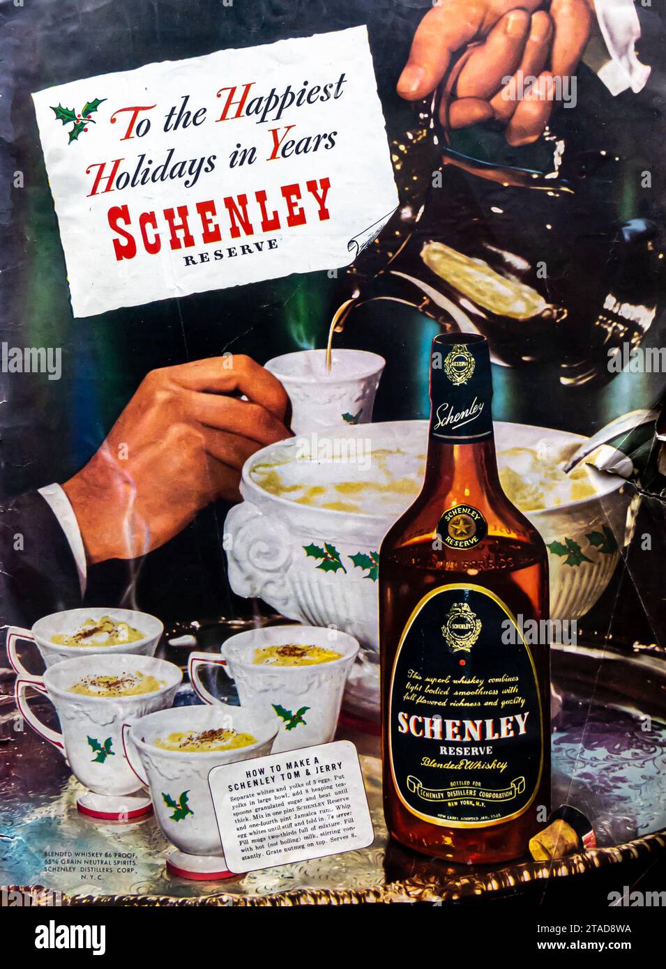 American whiskey advert hi-res stock photography and images - Alamy