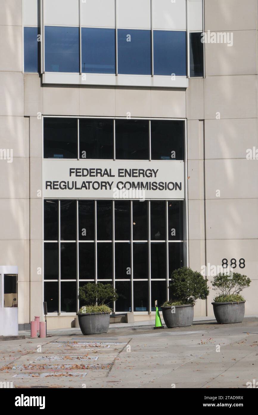 Washington, DC, USA. 28th Nov, 2023. Exterior view and signage of the ...