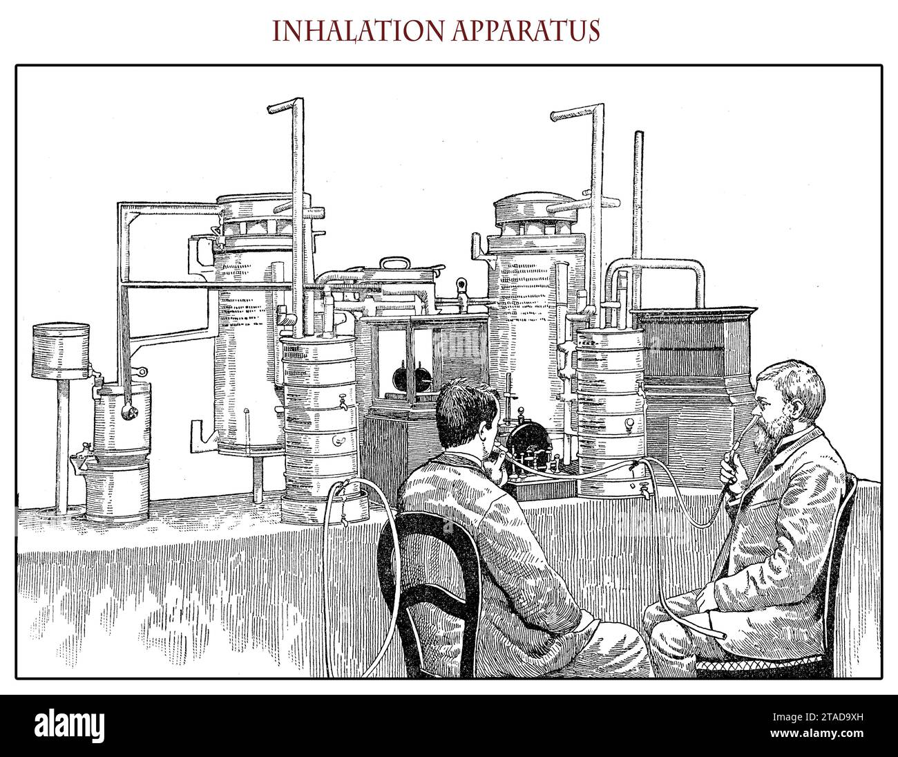 Healthcare and medicine 19th century, aerosol delivery device ...