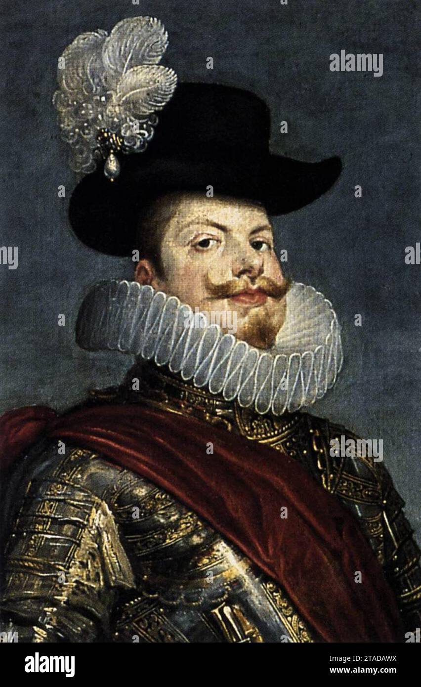 Philip III on Horseback (detail) 1634-35 by Diego Rodriguez De Silva Y ...