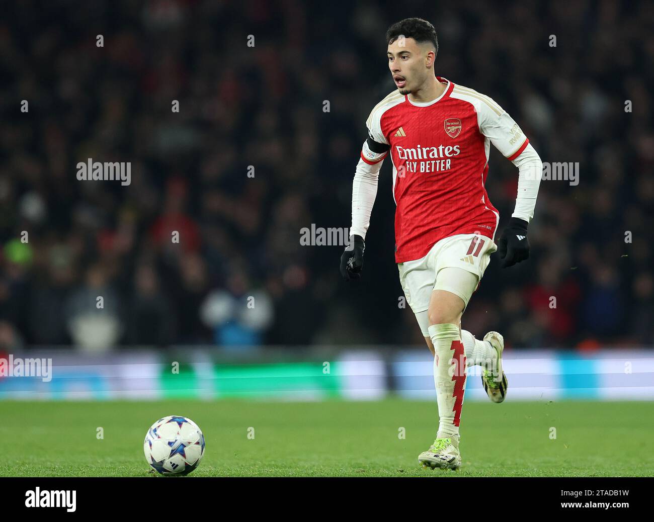 London, UK. 29th Nov, 2023. Gabriel Martinelli of Arsenal during the ...