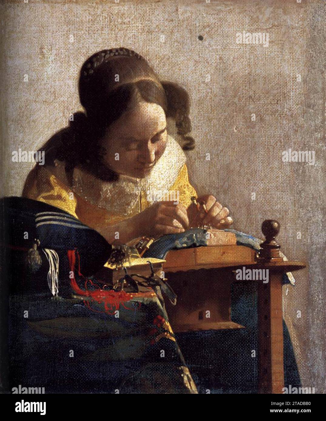 Lacemaker vermeer hi-res stock photography and images - Alamy