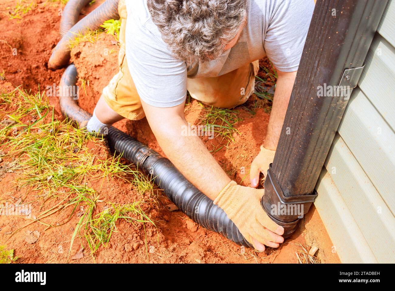 Flexible gutter hi-res stock photography and images - Alamy