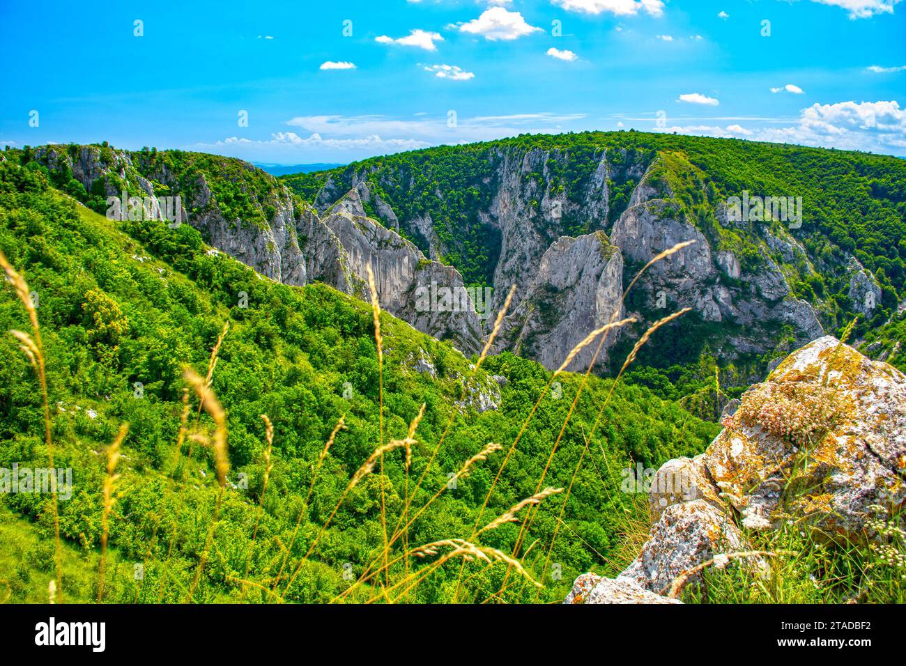 Cheile Turzii gorge near Turda, Cluj county in Transylvania, Romania ...