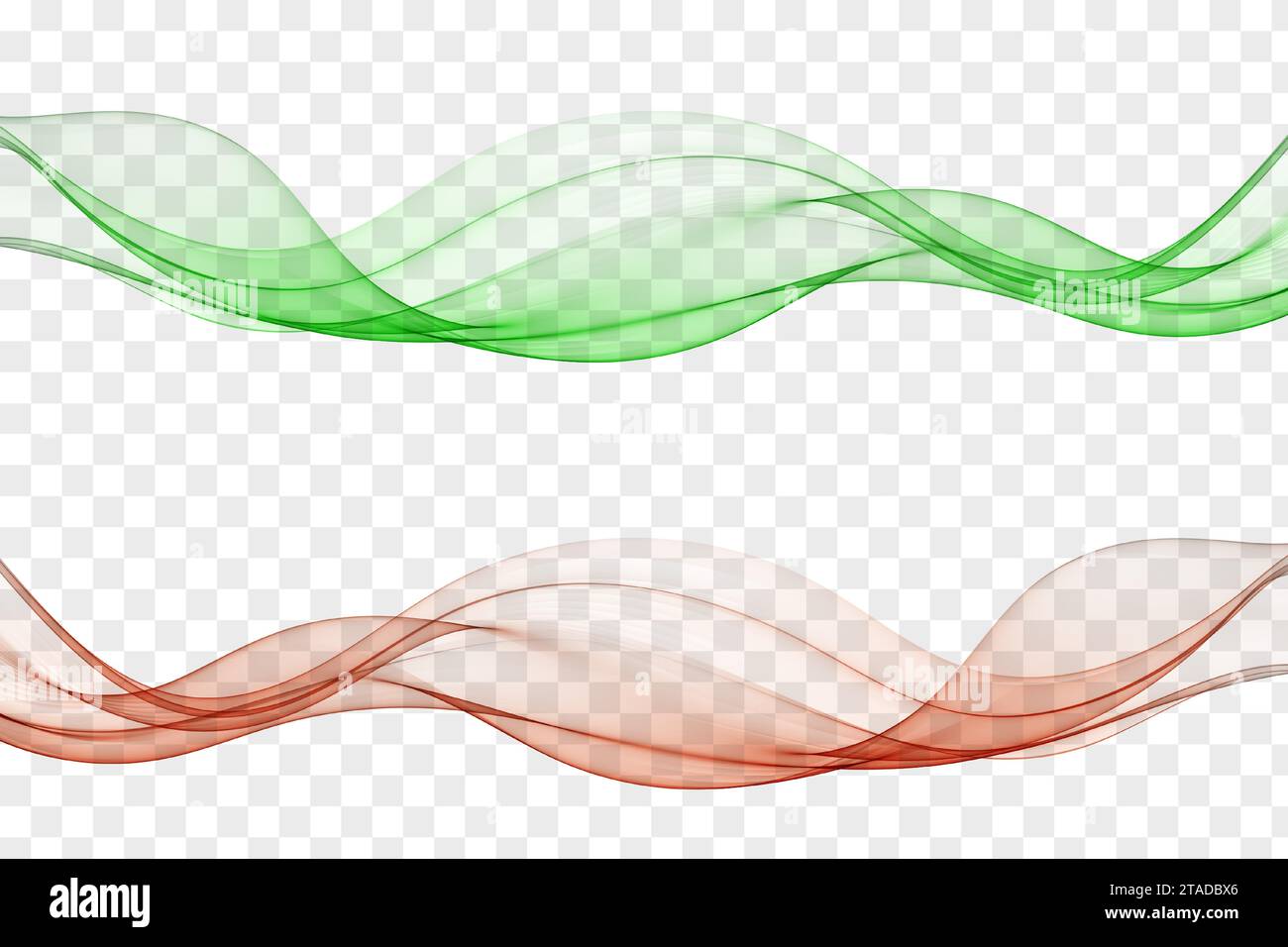 Abstract wave on transparent background. Design element Stock Vector ...